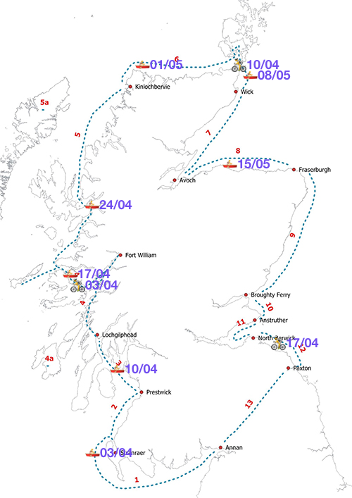 Virtual Row Around Scotland – Troon Coastal Rowing Club